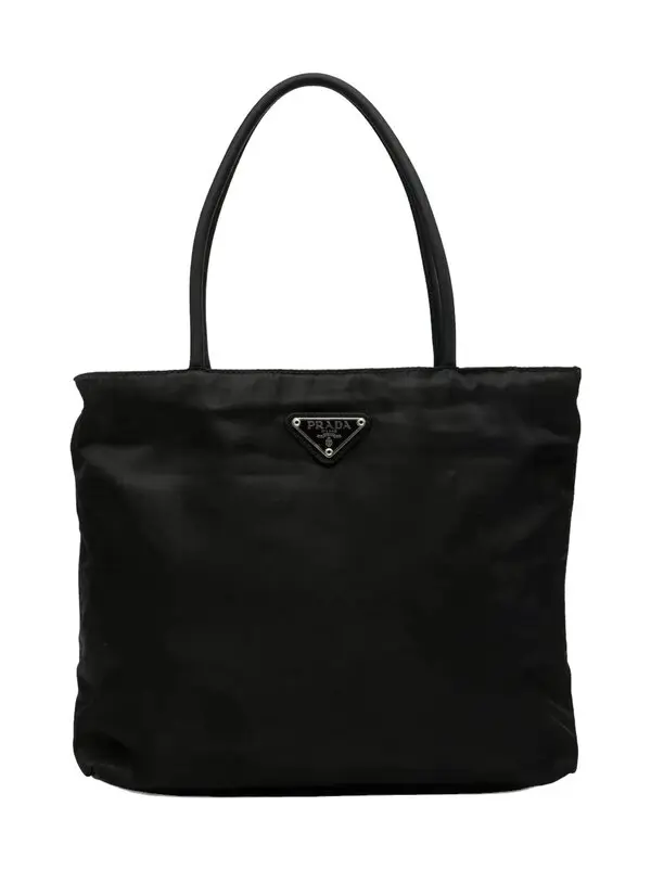 Prada 2000-2013 Tessuto Tote Bag - Black