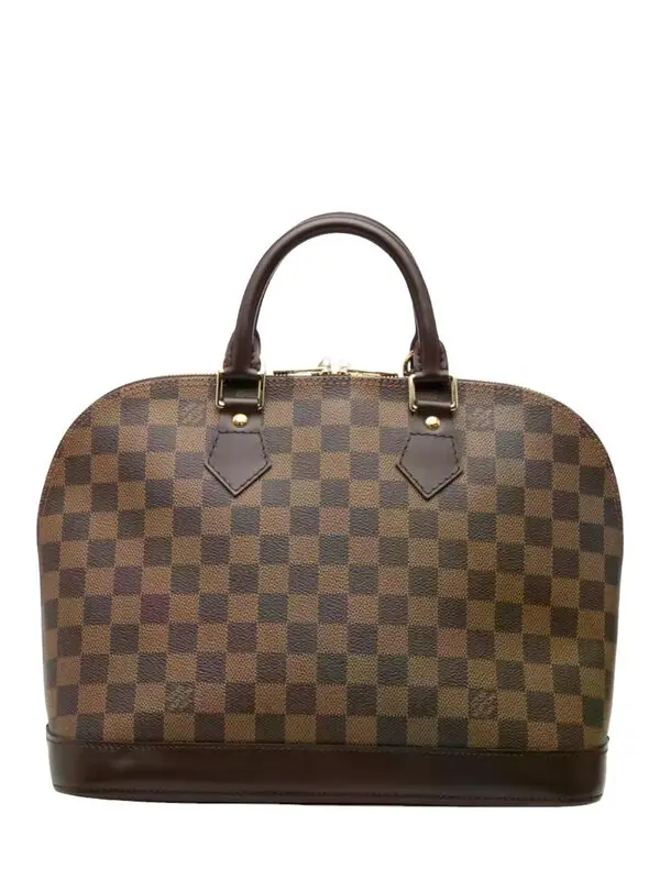 LOUIS VUITTON Damier Ebene Alma Pm Handbag 2006 - Brown