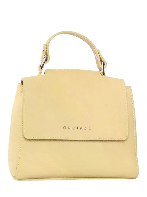 ORTIGNI Small Sveva Soft Top-handle Tote Bag - Yellow