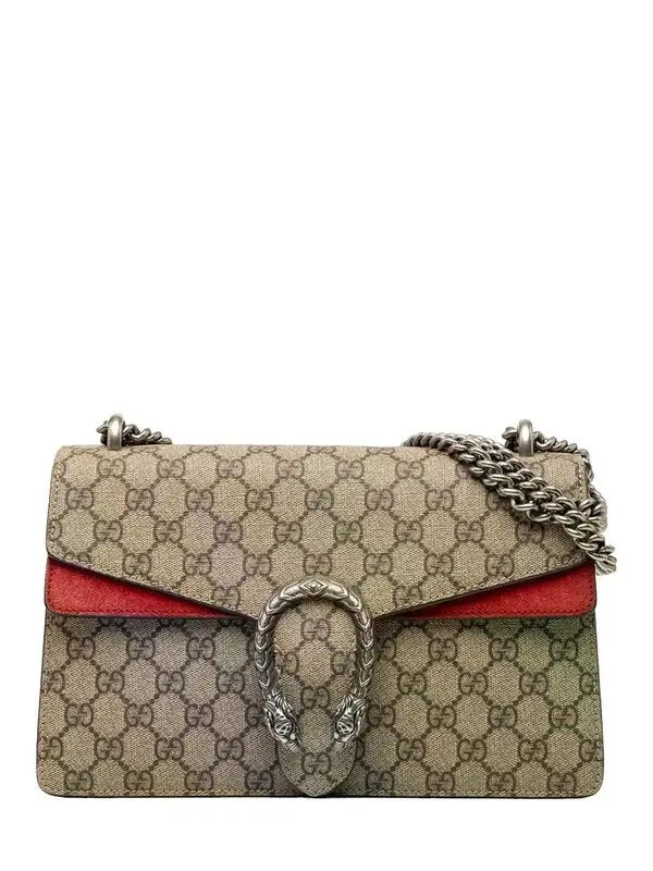 Gucci Gg Supreme Dionysus Shoulder Bag - Brown