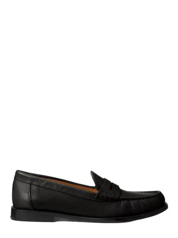 Polo Ralph Lauren Leather Loafers - Black