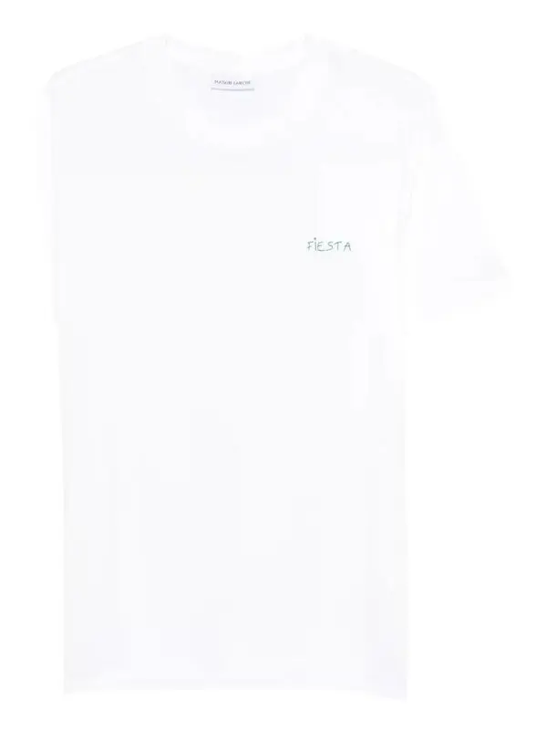 Maison Labiche Popincourt Embroidered T-shirt - White
