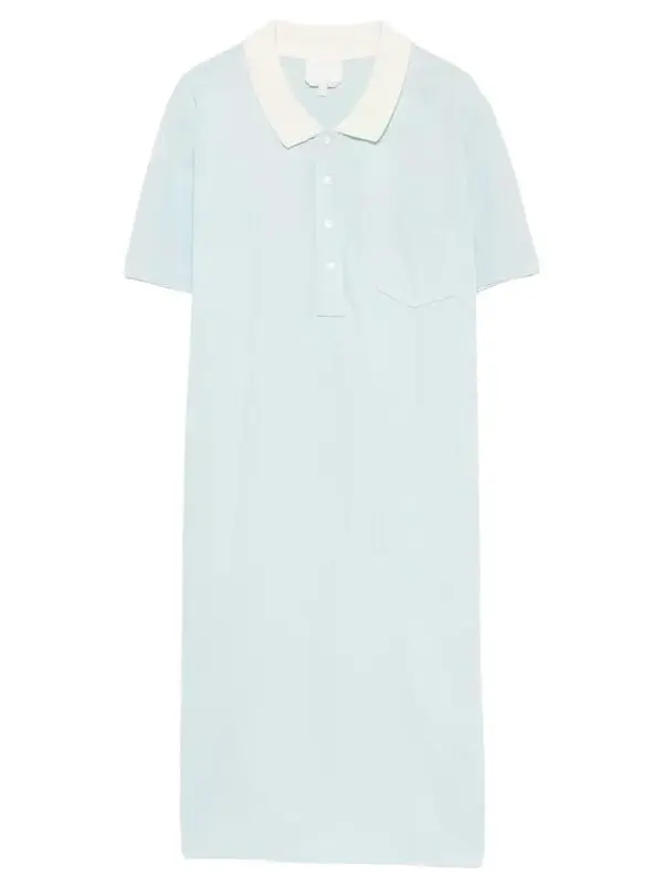 A.p.c. Collared Polo Dress - Blue