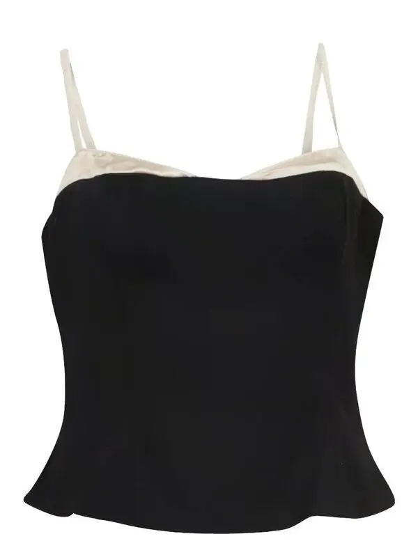 REFORMATION Melanie Camisole Top - Black