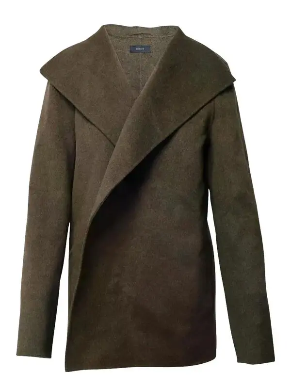 JOSEPH Shawl-collar Wool Coat - Green