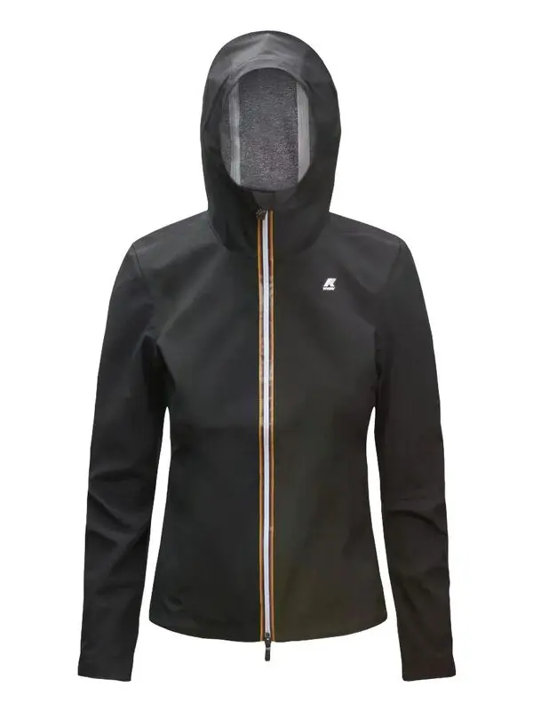 K-WAY Lily Hooded Zip-up Jacket - Black