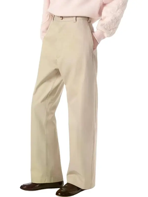 Loro Piana Yoko Trousers - Neutrals