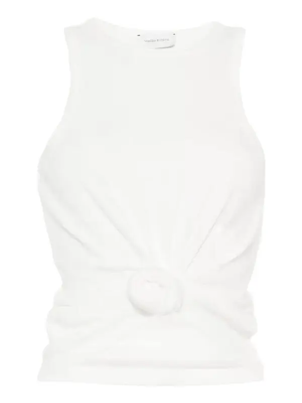 Magda Butrym Knotted Top - White