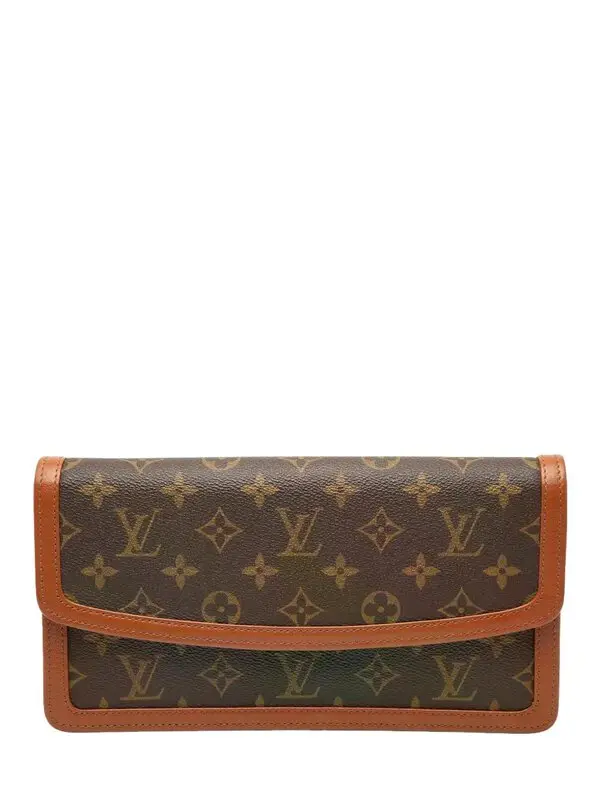 LOUIS VUITTON 1988 Monogram Pochette Dame Pm Clutch - Brown
