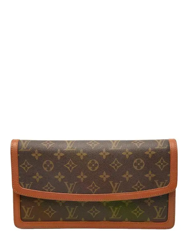 LOUIS VUITTON 1990 Monogram Pochette Dame Gm - Brown