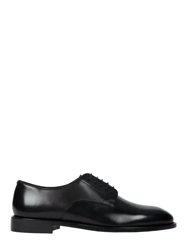 Paul Smith Leather Derby Shoes - Black