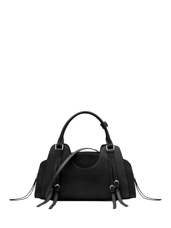 FRANCESCO BIASIA Corinne Calfskin Tote Bag - Black