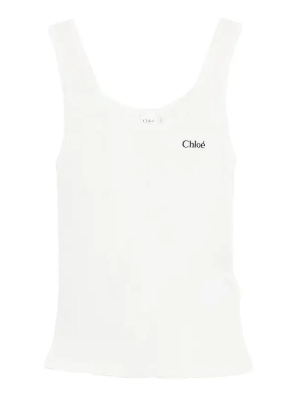 Chloé Logo T-shirt - White