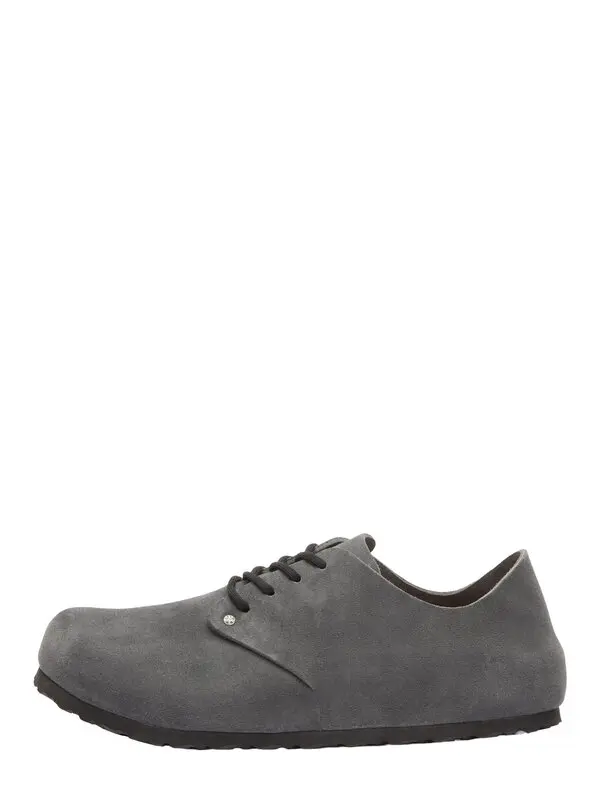BIRKENSTOCK Maine Lace-up Shoes - Charcoal Suede