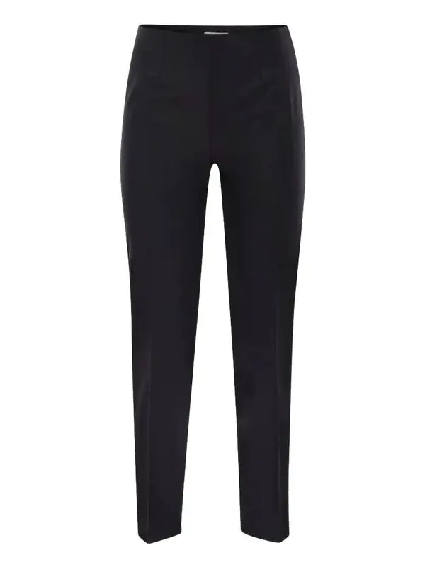 PT TORINO Gioia High-waist Slit Trousers - Blue