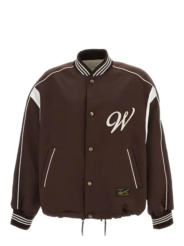 WOOYOUNGMI Baseball Jacket - Brown