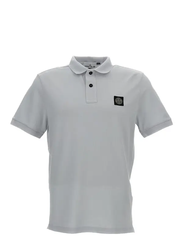 Stone Island Slim Polo Shirt - Sky Blue