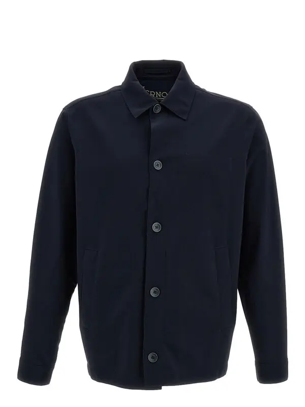Herno Technical Shirt Jacket - Blu