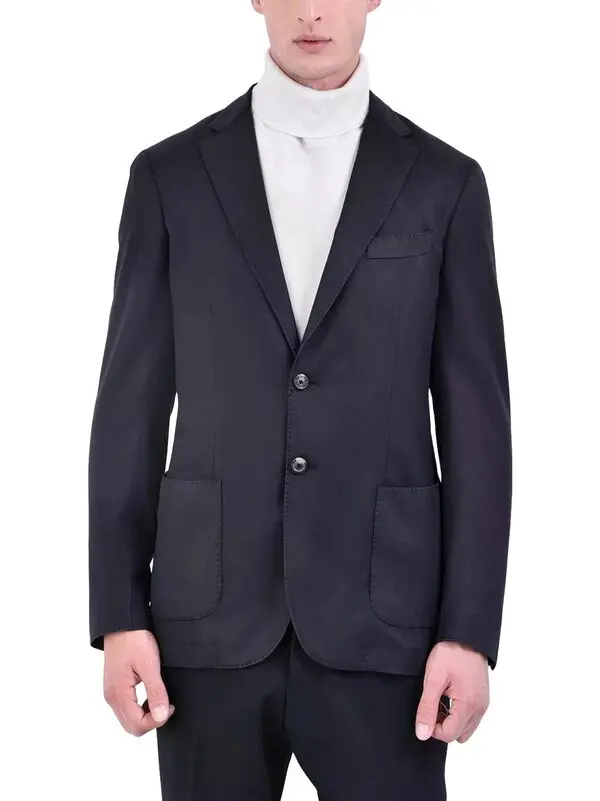 DELL'OGLIO Single-breasted Blazer - Black