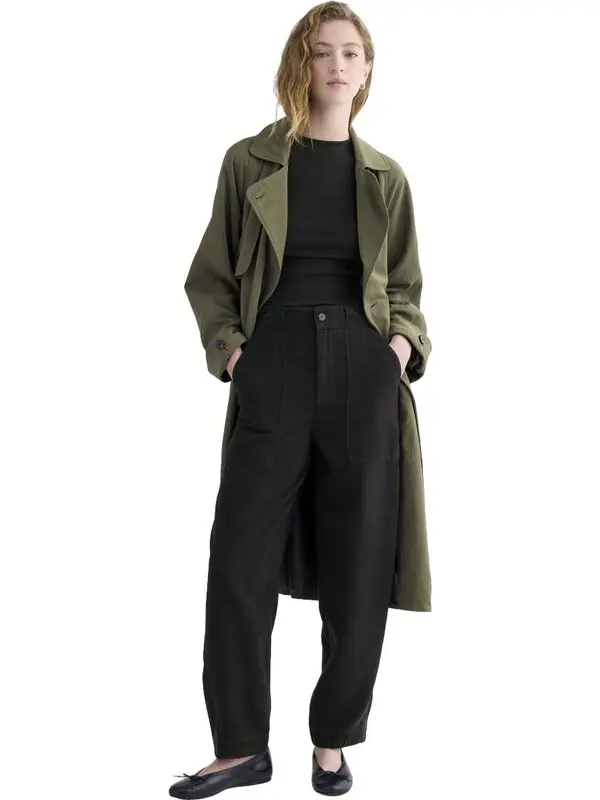 Everlane Patch Pocket Balloon Pant - Black