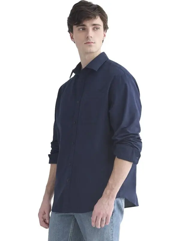 Everlane Lightweight Oversized Oxford Shirt - Navy