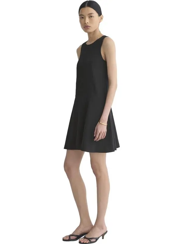 Everlane Drop Waist Mini Dress - Black