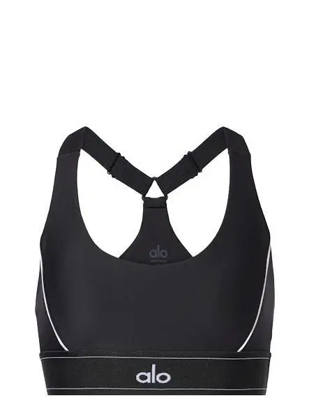 Alo Yoga Airlift Suit Up Sports Bra - Black/white