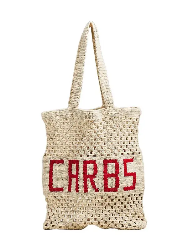 SORAYA HENNESSY Market Crochet Mesh Tote - Carbs