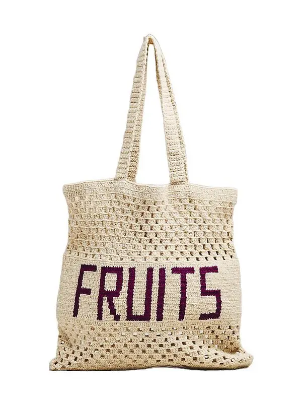 SORAYA HENNESSY Market Crochet Mesh Tote - Fruits