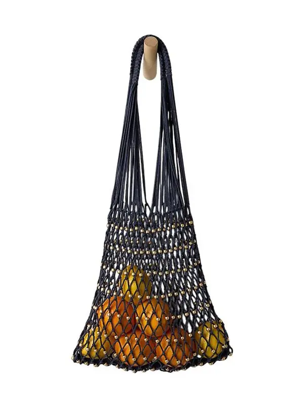 Free People Wishing Well Beaded Tote Bag - Blue