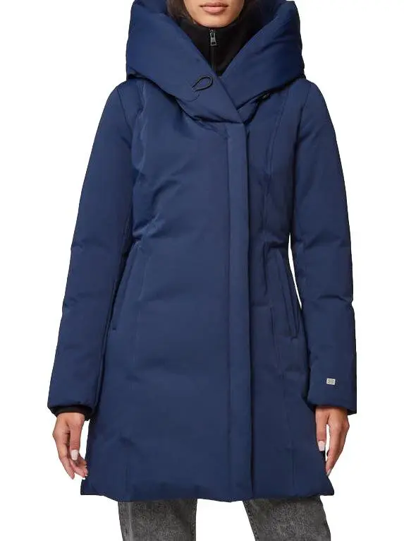 Soia & Kyo Slim-fit Brushed Down Jacket - Lapis