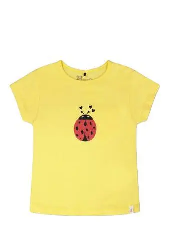 DEUX PAR DEUX Organic Cotton Ladybug T-shirt - Yellow