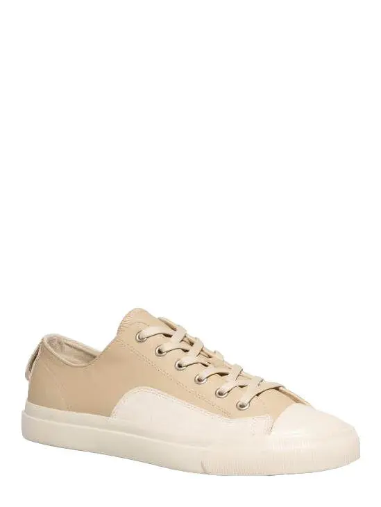 P.F. FLYERS All-american Luxe Low-top Leather & Suede Sneakers - Taupe