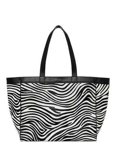 ANINE BING Rio Medium Tote - Zebra