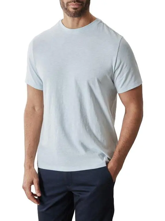 Robert Barakett Brightwood Slub Cotton T-shirt - Blue Haze