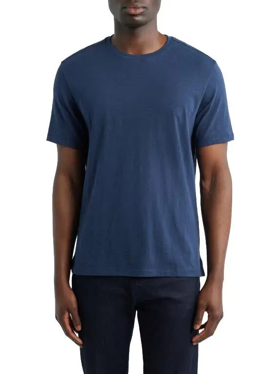 Robert Barakett Brightwood Slub Cotton T-shirt - Blue Night