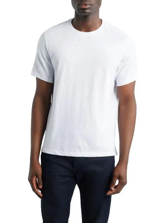 Robert Barakett Brightwood Slub Cotton T-shirt - White