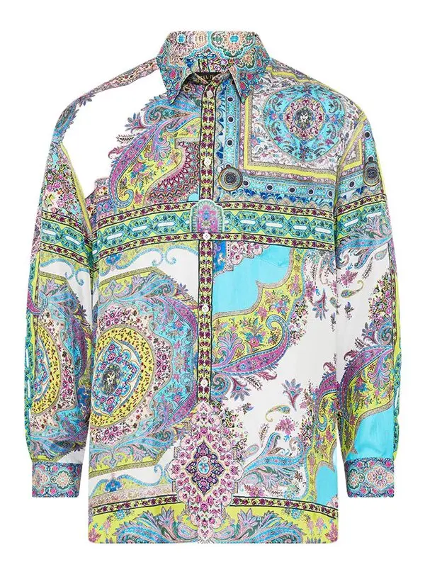 Camilla Long Sleeve Oversized Shirt - Magic Carpet Ride