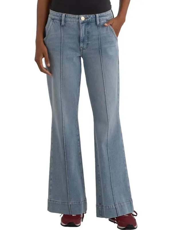 Kut From The Kloth Ana Seamed High Waist Flare Jeans - Considered