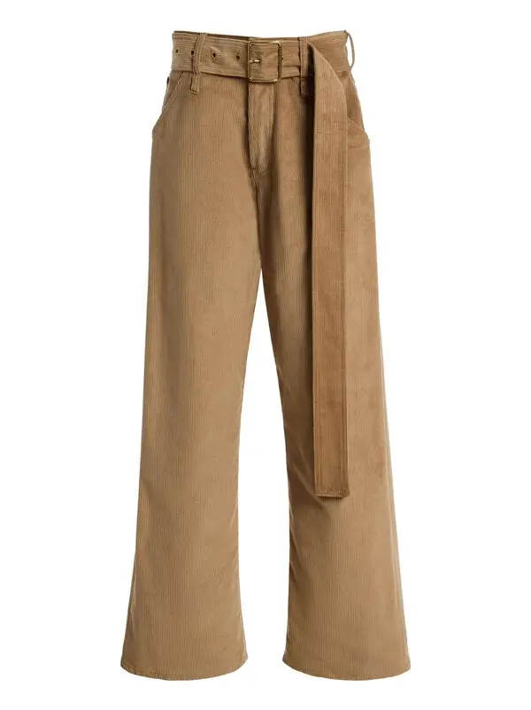 DARKPARK Dalila Cotton-blend Corduroy Pants - Tan