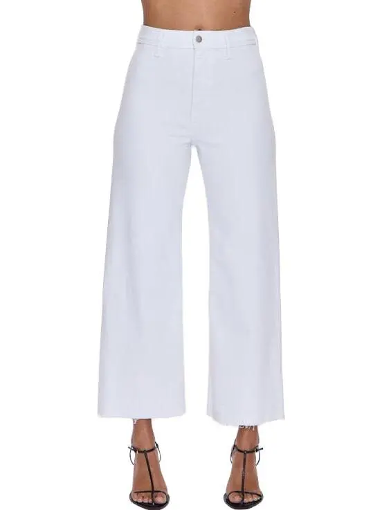 PISTOLA Penny Crop Wide Leg Jeans - Blizzard