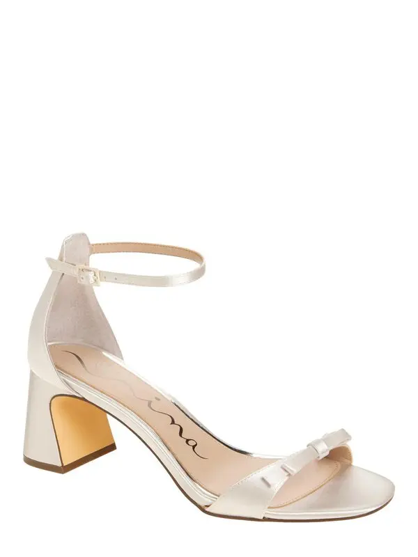 Nina Bia Ankle Strap Sandal - Ivory