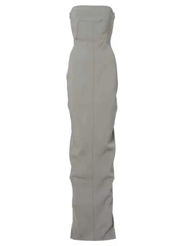 Rick Owens Bustier Gown - Grey