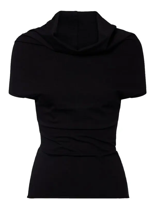 Rick Owens Shroud Cotton Jersey T-shirt - Black