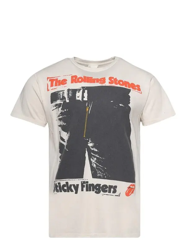 MadeWorn Rolling Stones Tee Vintage - White