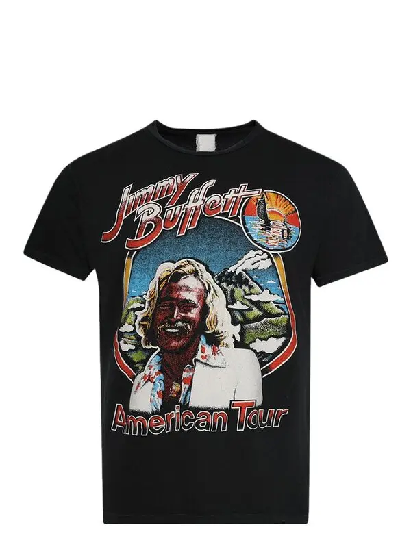 MadeWorn Jimmy Buffet Tee Coal - Black