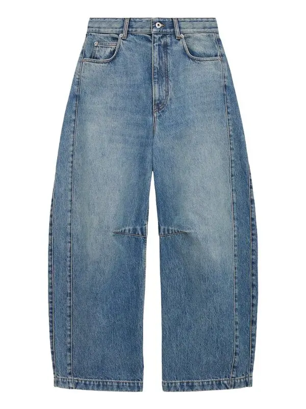 Loewe Barrel Jeans Washed Denim - Blue