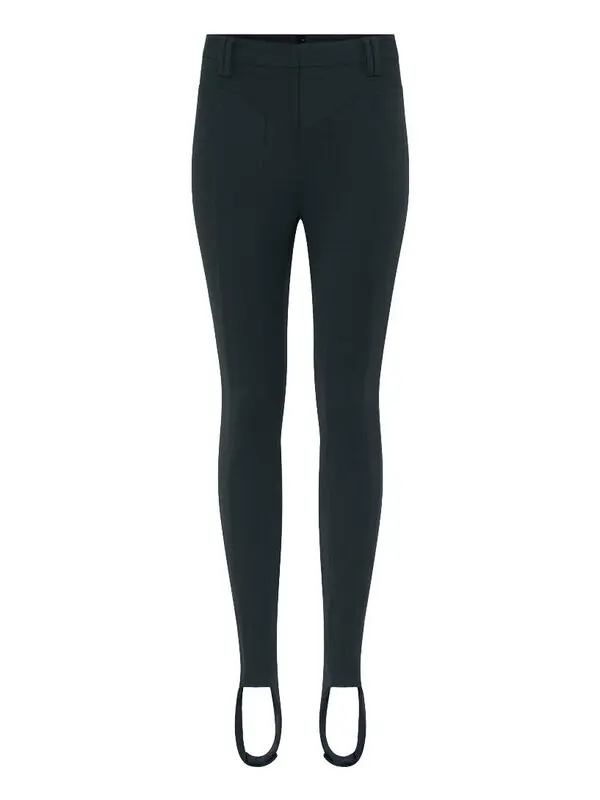Jean Paul Gaultier Equestrian Leggings With Agraffe Detail - Black