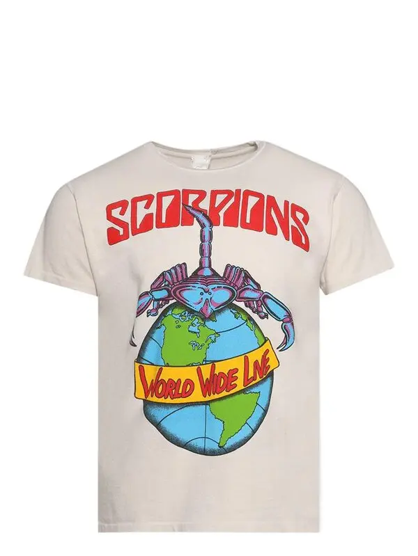 MadeWorn Scorpions Tee Vintage - White