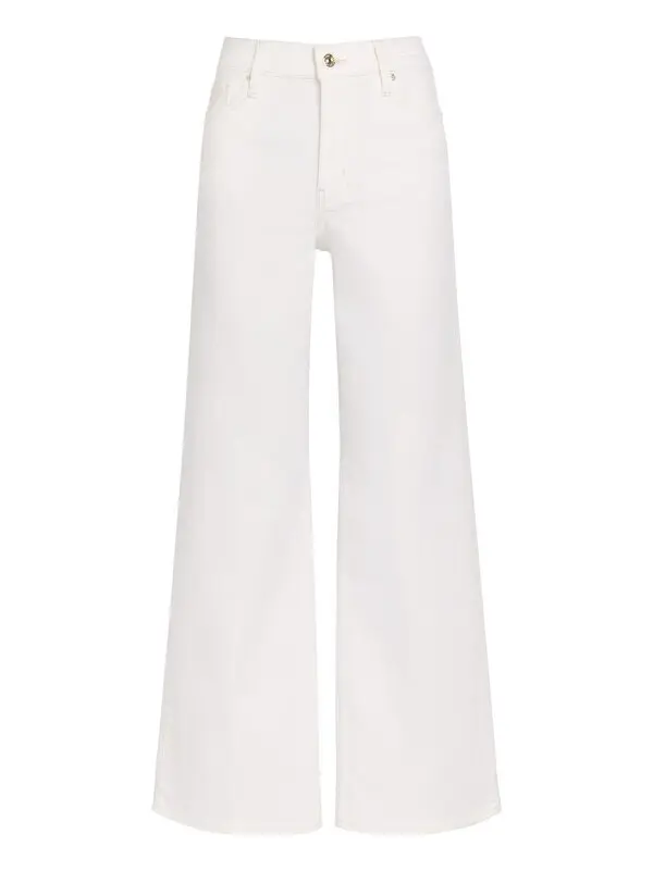 FRAME Le Slim Palazzo Wide-leg Jeans - Off White